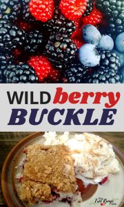 Delicious Wild Berry Buckle for Summer!