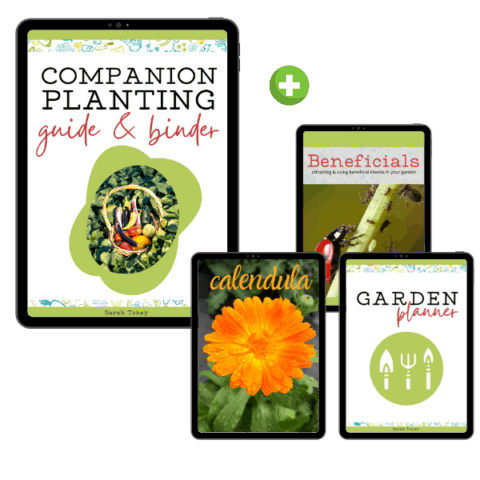 The Companion Planting Guide & Binder - The Free Range Life