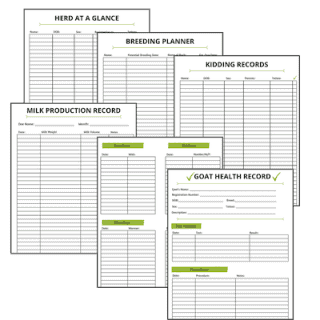 The Busy Homesteader's Goat Management Binder