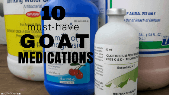 10 Must Have Goat Medications - The Free Range Life