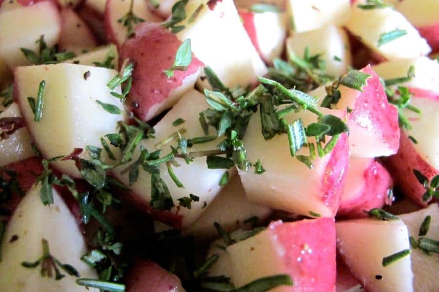 Butter Roasted Potatoes with Thyme